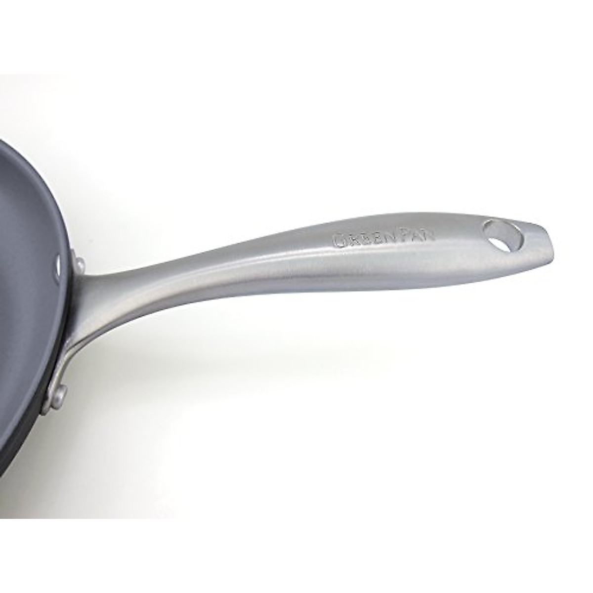 GreenPan Lima Hard Anodized Healthy Ceramic Nonstick 1QT and 2QT Saucepan Pot Set, PFAS-Free, Oven Safe, Gray