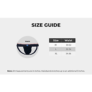 Test-Eeze Vasectomy Jockstrap With 2-Custom Fit Ice Packs Active Athletic Supporters Elastic Waistband Testicular Jock Straps… Black