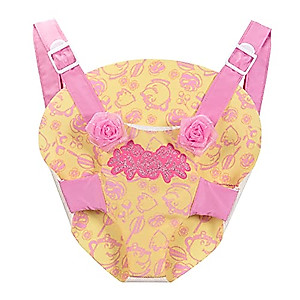 Disney Princess Belle Baby Doll Deluxe with Tiara, Carrier, Plush Friend, Pacifier, Bib & Baby Bottle [Amazon Exclusive]