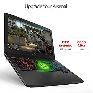 ASUS ROG Strix Scar Edition Gaming Laptop, 17.3” 120Hz 3ms Full HD, Intel Core i7-8750H Processor, NVIDIA GeForce GTX 1060 6GB, 16GB DDR4, 256GB PCIe SSD + 1TB FireCuda, Windows 10 - GL703GM-DS74