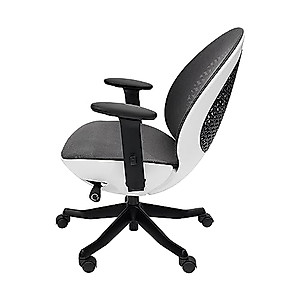 Techni Mobili Deco LUX Office Executive Chair, White