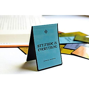 Magnetic Bookmarks -Motivational Affirmation Quote Mantra- Set of 12 Inspirational Bookmarks for All Ages, Men, Women, Teens Girls Students. Perfect Gifts for Friends, Coworkers & Student Incentives!