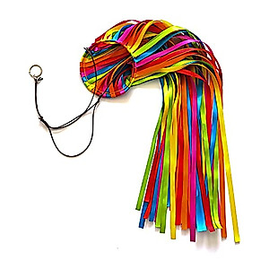 Satin Ribbon Windsock Streamer, Outdoor Decorations for Your Patio, Garden, Yard, Dock and Camper, 49-Inch, WS49-XZH