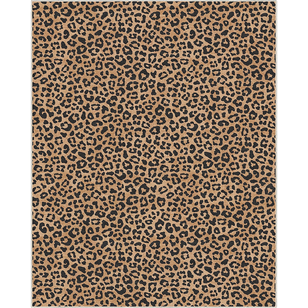 Well Woven Apollo Flatwoven Leopard Print Brown 5' x 7' Area Rug