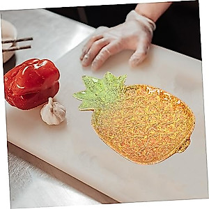 Cabilock Pastry Plate Ceramic Tray Jewlery Tray Ring Tray for Jewelry Candy Serving Tray Breakfast Plate Cute Dinnerware Fruits Serving Plate Fruits Storage Plate Adorable Breakfast Plate