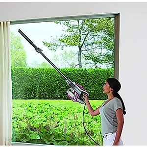 Shark Rocket DeluxePro Ultra-Light Upright Corded Stick Vacuum, Bordeaux (Renewed)