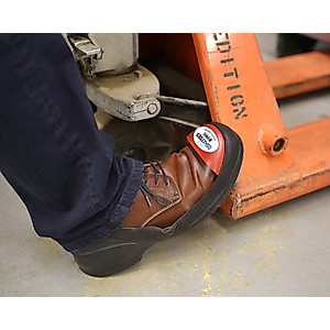 Oshatoes 100% Rubber Safety Steel Toes Cap - Color Coded : Small (White), US Shoe Size : Men's 6-7, Women's 8-9