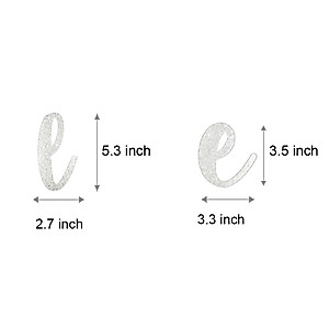 WEIANDBO Taco bout love Silvery glitter paper banner,Pre-Strung,Suitable for Mexican Fiesta Wedding Bridal Shower Gift Party Backdrop Decorations Sign.（Silvery）