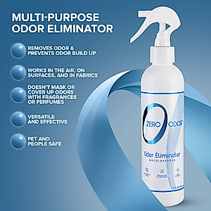 Zero Odor Multi-Purpose Household Odor Eliminator, Trigger Spray, 8 ounces