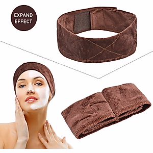 sansheng 3 Pack Wig Grip Band，Velvet Headband Scarf Head Hair Band Extra Hold Wig Adjustable Fastern,Stretch Cotton headband（3 colors）