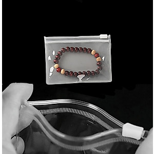 30 Self Seal PVC Pack Zipper Lock Bags,Clear Jewelry Anti Oxidation Bag Clarity Tarnish Prevention,Small Sealed Bag,Resealable packaging or Storage Accessories, Cable Organizer Bag(15x18cm/ 6x7inch)