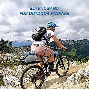 LIXADA Bicycle Rack Bag 13L Waterproof Cycling Bike Rear Seat Cargo Bag MTB Road Bike Rack Carrier Trunk Bag Pannier Handbag