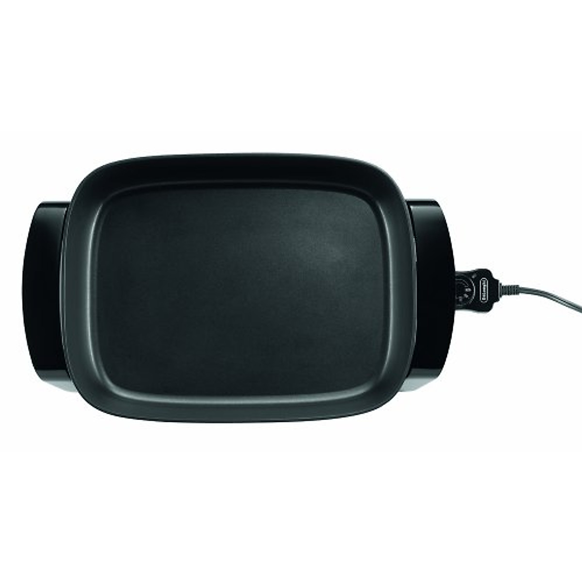 De'Longhi Electric Skillet with Tempered Glass Lid, 16" X 12", Black