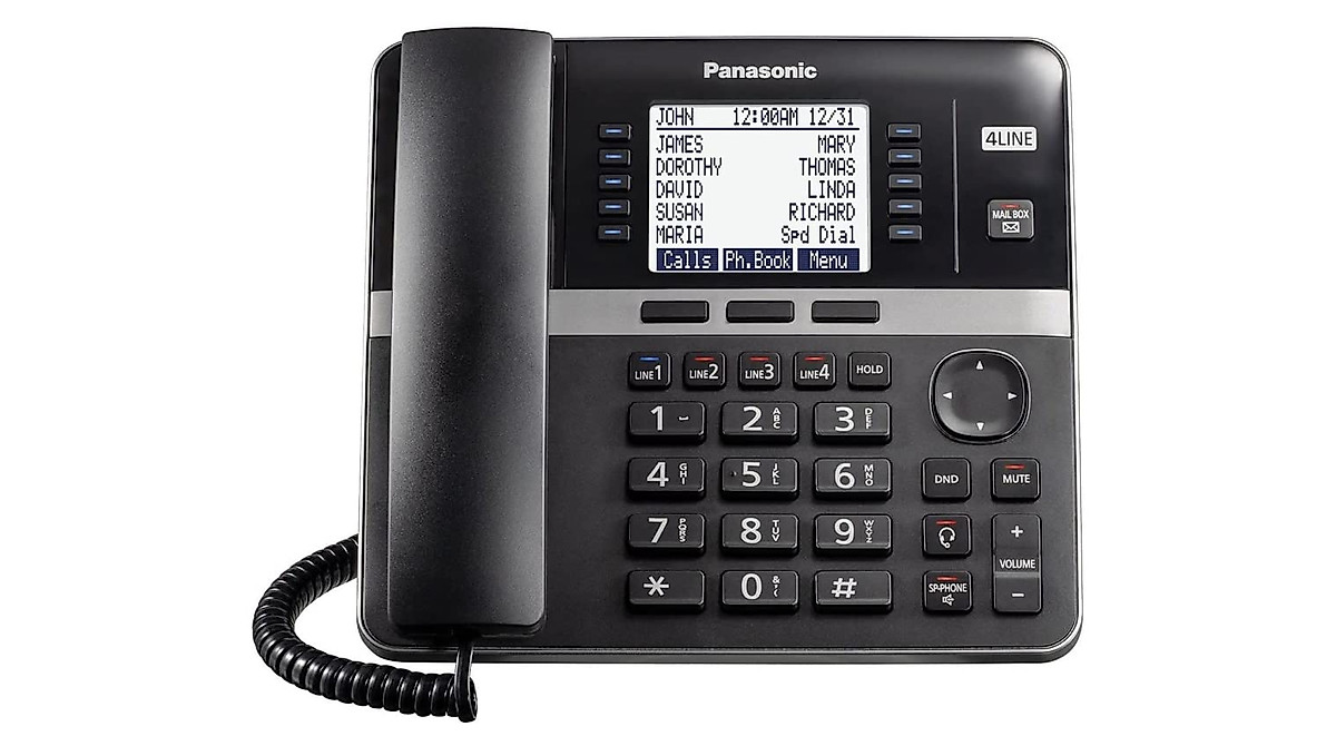 Panasonic Expandable Office Phone System - 4 Lines, Wireless Support