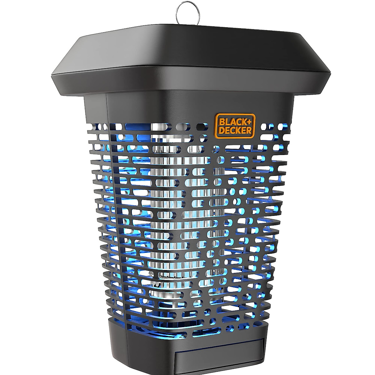 BLACK+DECKER Bug Zapper, Electric UV Insect Catcher & Killer for Flies, Mosquitoes, Gnats & Other Small to Large Flying Pests, 1 Acre Outdoor Coverage for Home, Deck, Garden, Patio, Camping & More
