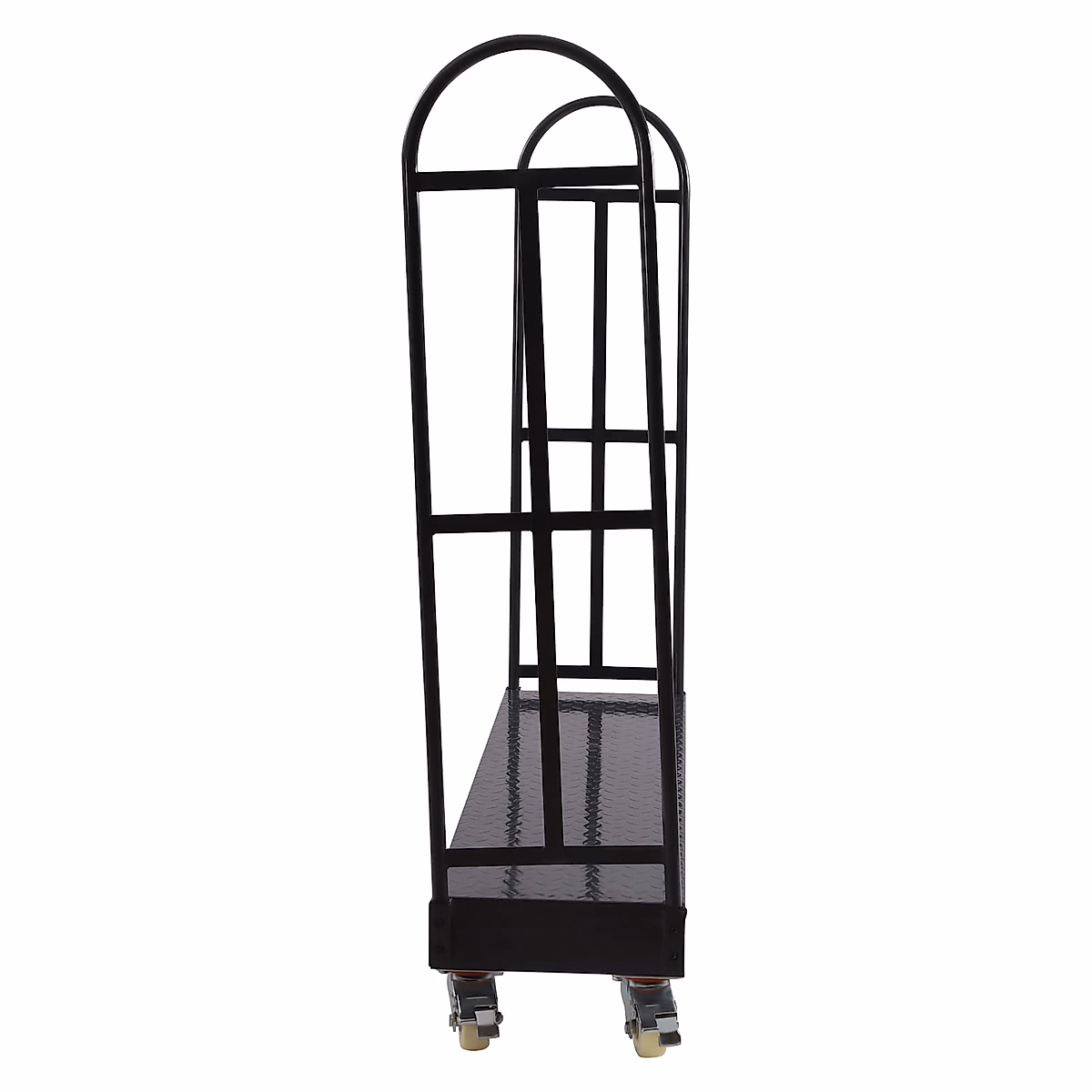 U-Boat Utility Cart Platform, Steel Dolly Industrial Transporting Hand Truck 60.5"x15.7"x52.2" 2000LBS Heavy Duty Dolly Cart with Six Wheel