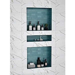 Uni-Green Shower Niche Comb 16X34 in Ready to Tile