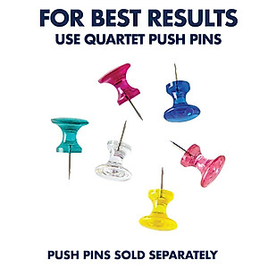 Quartet Cork Bulletin Board, 11” x 17” Framed Corkboard, Black Frame, Small Decorative Hanging Pin Board, Perfect for Office & Home Decor, Home School Message Board or Vision Board, Brown (79279)