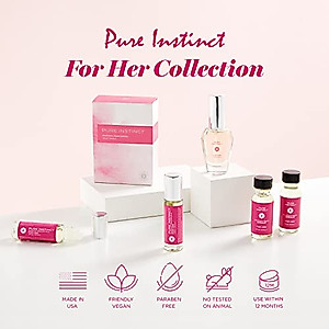 Pure Instinct Perfume with Pheromone Infused Essential Oil For Women 0.5 OZ Bottle Help Attract Men Opposite Sex
