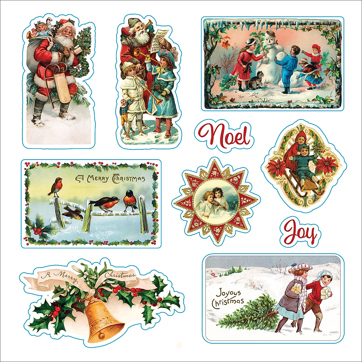 Merry & Bright Christmas! A Festive Sticker Book (over 500 holiday stickers!)