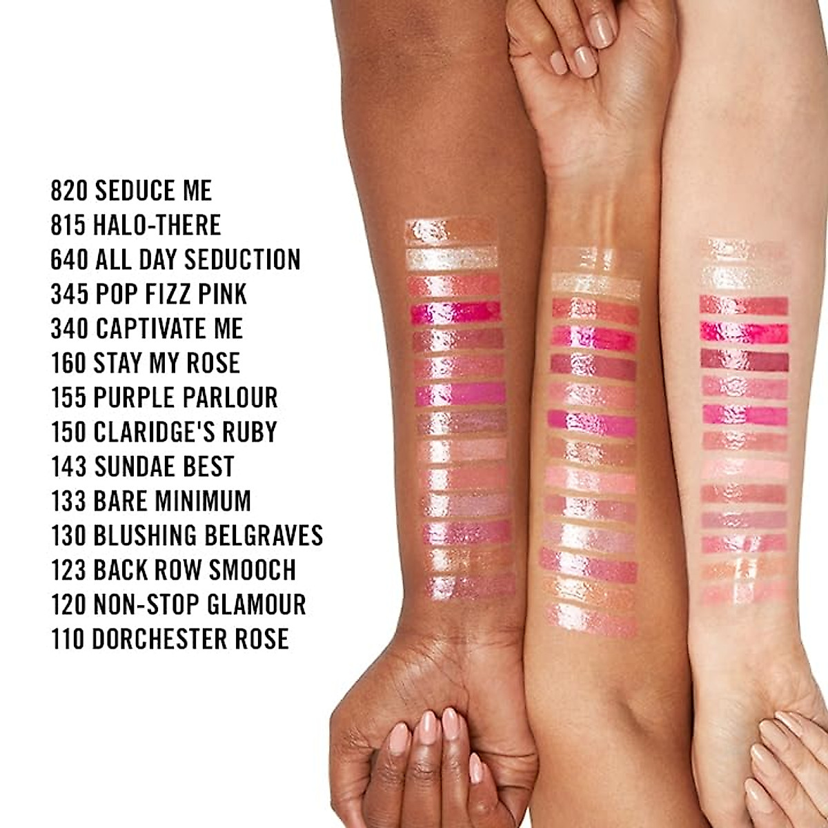 Rimmel Stay Glossy Lip Gloss - Non-Sticky and Lightweight Formula for Lip Color and Shine - 815 Halo-There, .18oz