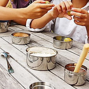 U Konserve Stainless Steel Food-Storage Set With Clear Airtight Lids, Dishwasher Safe, Bento Box Lunch Containers BPA Free (Set of 4)