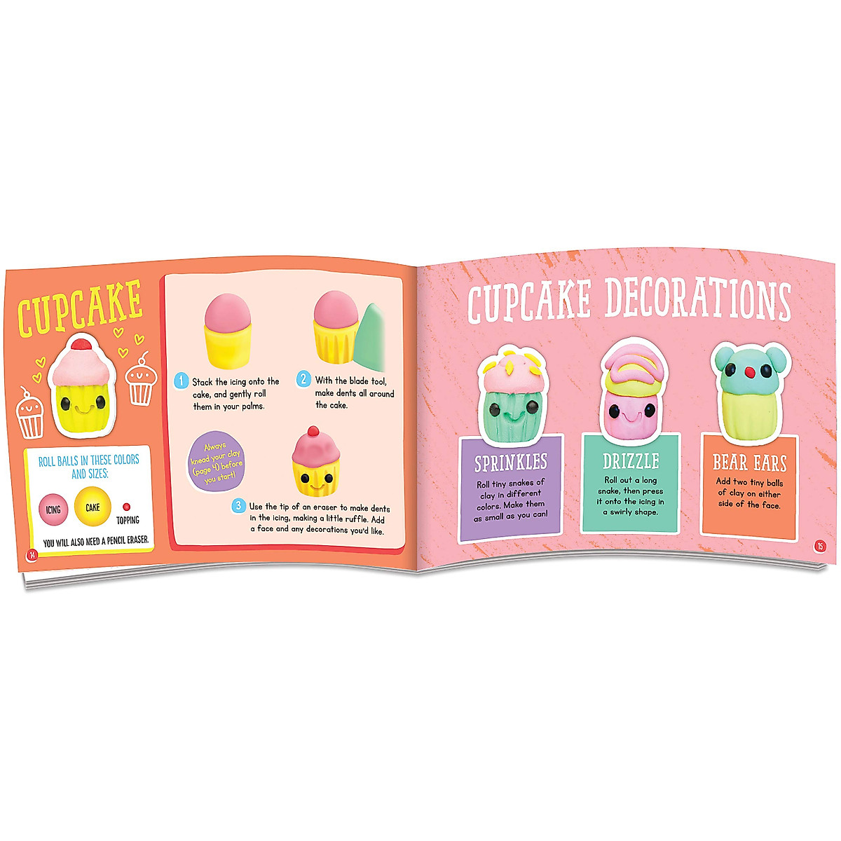 Klutz Mini Eraser Sweets Craft Kit Brown/a, 5" Length x 1.5" Width x 9" Height