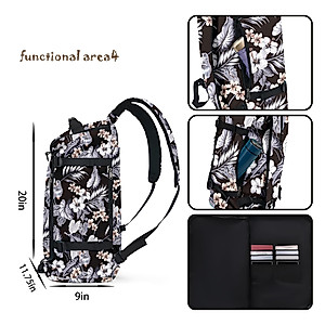 Gym Multi-Purpose Backpack - Waterproof, 4 Carrying Styles, Separate Shoe Compartment - Ideal for Travel, Sports, Camping, Laptop, Workout