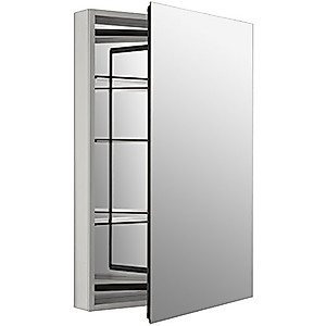 Kohler 540482 Catalan Medicine Cabinet, 1, Satin Anodized Aluminum