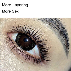 1Tray,400-count Beauty Nature Long Fishtail Style Individual Fake False Eyelashes Clusters Mixed 8-16mm High Volume 3D Eye Lashes Extensions Makeup Tools (8-16MM)