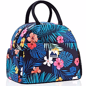 BAGBEBAG Lunch Bag, Lunch Box for Men Women, Insulated Lunch Bag for Office Work Picnic Beach, Large Lunch Bag Heavy Duty Leakproof Cooler Bag (Colorful)