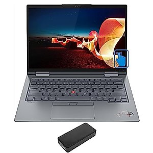 Lenovo ThinkPad X1 Yoga Gen 6 Home & Business 2-in-1 Laptop (Intel i7-1185G7 4-Core, 32GB RAM, 1TB PCIe SSD, Intel Iris Xe, 14.0" 60Hz Touch Wide UXGA (1920x1200), Win 10 Pro) with USB-C Dock