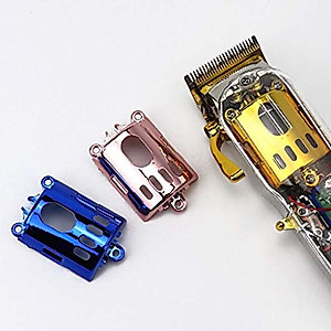Serenable 3pcs/Set DIY Accessories Kit, Motor Cover, Adjustment Bar and Power Switch Fit for Wahl 8591 8148 8504 Cordless Magic Clips Clippers - Golden