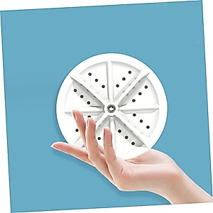 CORHAD 5pcs Mini Washing Machine Mini Dishwasher for Sink Portable Washer Mini Lavadora Mini Washer Foot Powered Washing Machine Sink Washing Machine Tiny Washing Machine White Plastic