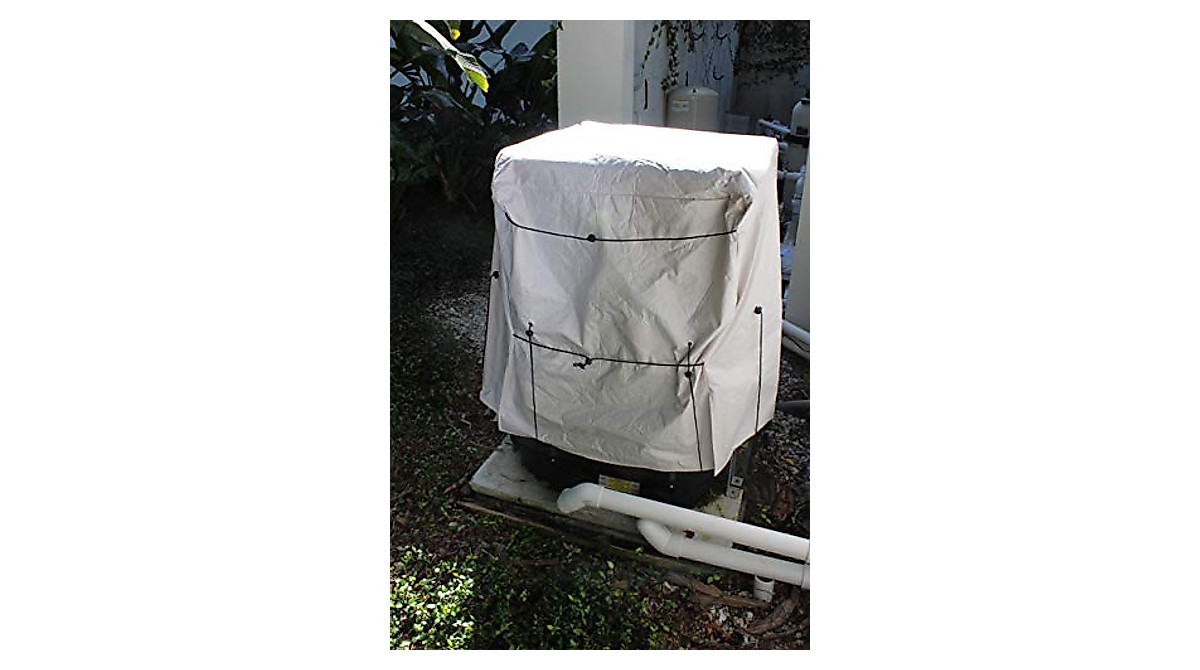 Weather-Out Pool Heater Cover: All-Size Adjustable Protection
