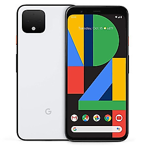 Google Pixel 4 - Clearly White 128GB - Unlocked (Renewed)