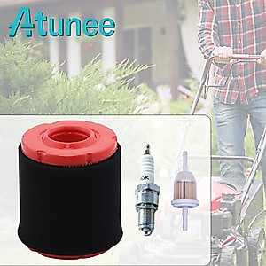 Atunee 937-05066 Air Filter for MTD 547cc Engine 4X90HU 4X90HUA 8X90KU 8X90KUB 8X90ZU 8X90ZUA 9X90HU 9X90HUA AX90HU AX90HUA AX90HUB with Fuel Filter Spark Plug