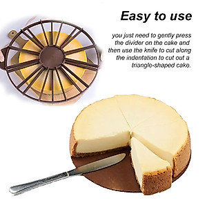 Cake Slicer for Even Slices, Cake Cutter Slicer, Cake Portion Marker, Household Round 10/12 Piece Bread Cake Divider Equal Portion Cutter Slice Marker Baking Tool