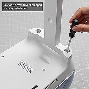 Stand Legs for Cricut Explore Air 2, Space Saving Shelf for Cricut Machine, Suitable for Cricut Organization and Storage, with Roll Holder Hole and Hooks for Cricut Tools (1 Pair, Not for Cricut Maker 1 or 3)