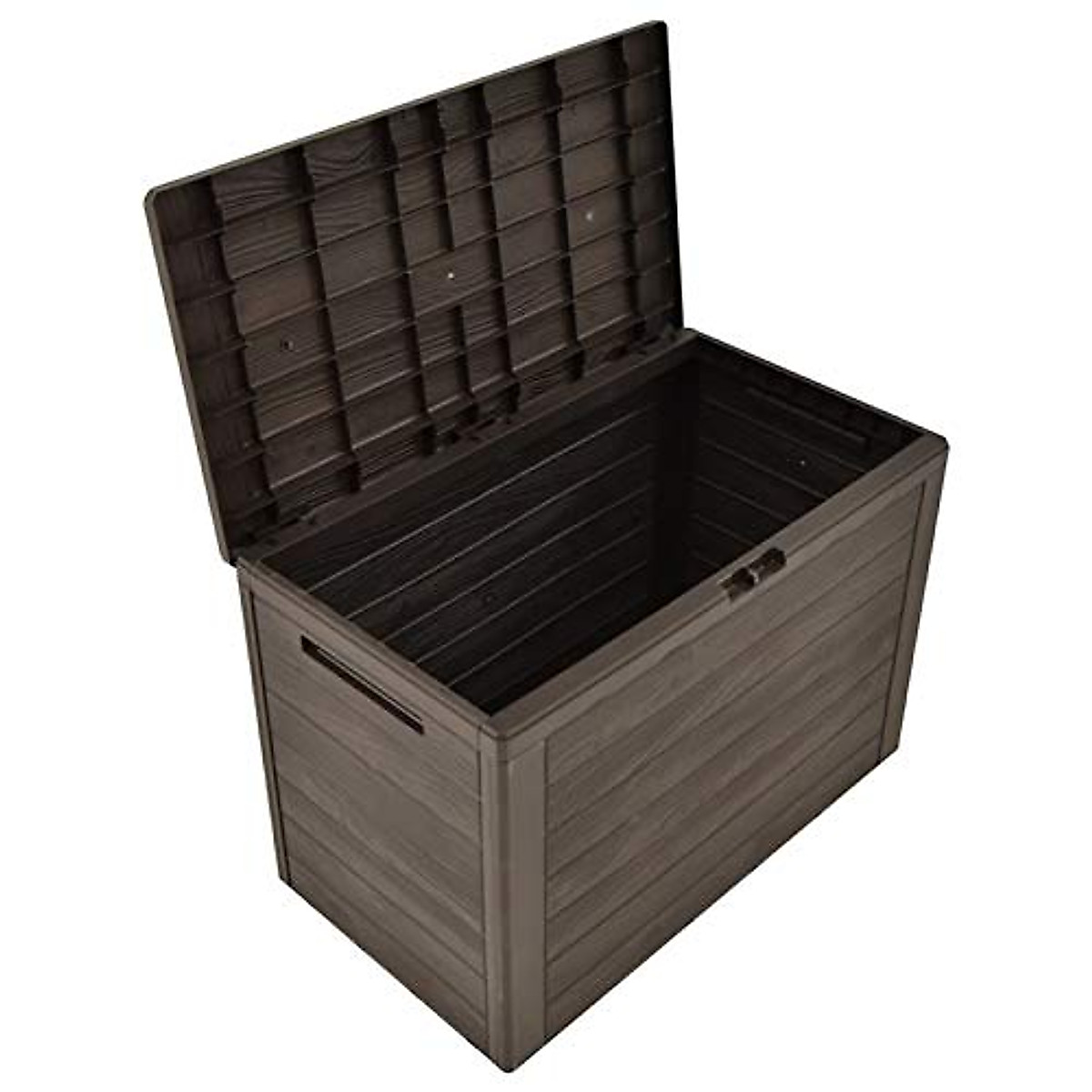 Tidyard Garden Storage Box Storage Cabinet 50.2 Gal Deck Box Garden Organizer Toolbox for Patio, Lawn, Poolside, Backyard Outdoor Furniture 38.7 x 17.3 x 21.7 Inches (W x D x H)