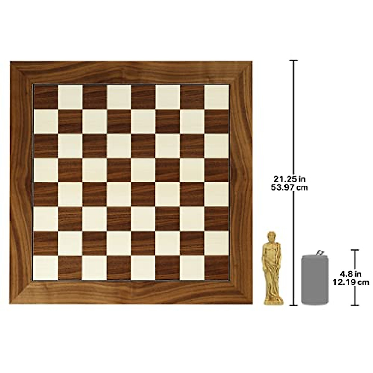 Design Toscano Gods of Greek Mythology Complete Chess Set, 6 Inch, 16 Pieces and Board, Two Tone Stone