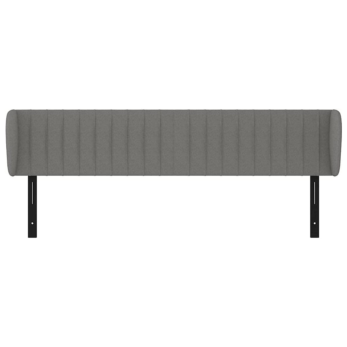 Penau Headboard with Ears Dark Gray 72"x9.1"x30.7"/34.6" Fabric Transform Your Bedroom Aesthetic Classic Design, Modern Comfort