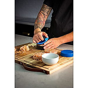 Napoleon Barbecue Grill Accessory 70060 - Gourmet Burger Press Kit - Hamburger Press, Slider Press, Make Homemade Hamburgers and Sliders, Easily Make Stuffed Burgers on BBQ, Dishwasher Safe