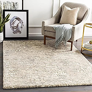 Mark&Day Area Rugs, 12x15 Cerignola Modern Cream Area Rug, White/Blue/Black Carpet for Living Room, Bedroom or Kitchen (12' x 15')