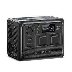 BLUETTI Portable Power Station AC60, 403Wh LiFePO4 Battery Backup w/ 2 600W (1200W Surge) AC Outlets, 1 Hour Fast Charge, Dustproof and Water Resistant Solar Generator for Camping, Trip, Power Outage