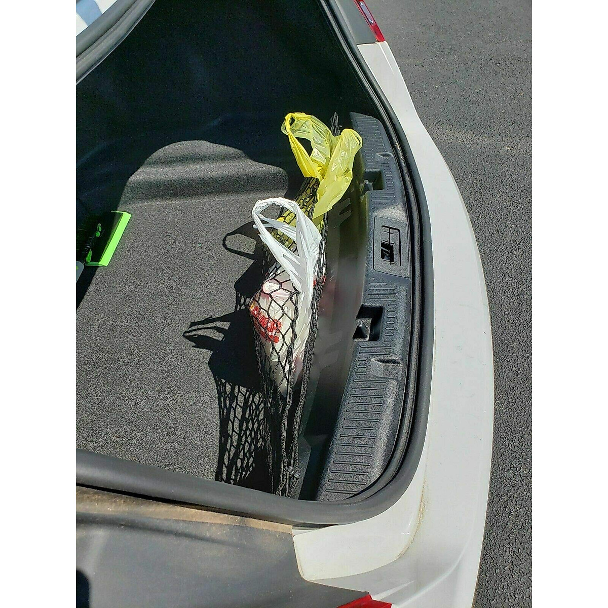 EACCESSORIES EA Trunk Organizer for Ford Taurus 2007-2019 & Mercury Sable 2008-2009 – Mesh Car Trunk Organizer – Cargo Net for Sedans – Nylon Mesh Netting – Compatible with Taurus & Sable