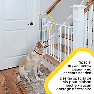 Safety 1ˢᵗ® Ready To Install Everywhere Gate, White