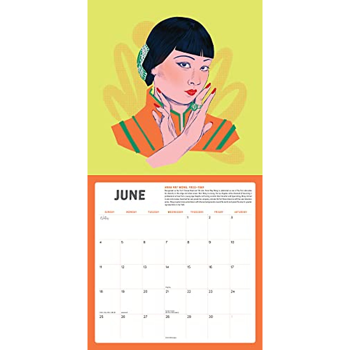 2023 Women Who Broke Glass Ceilings Wall Calendar: 12 Legendary Women Who Always Persisted and Fought Their Way to the Top (Monthly Art Calendar thru Dec. 2023, Inspirational Gift)