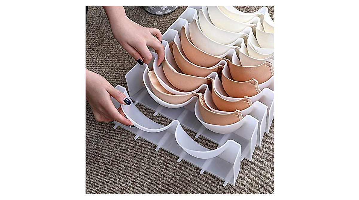 NewMoo 6Pcs Underwear Organizer - Stackable, Eco-Friendly & Modern