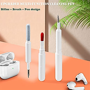 Cleaner Kit for Airpods Cleaning kit for Airpod Phone Cleaner Pen with Brush for Bluetooth Earbuds Keyboard Cellphones Wireless Earphones Laptop Camera 08E